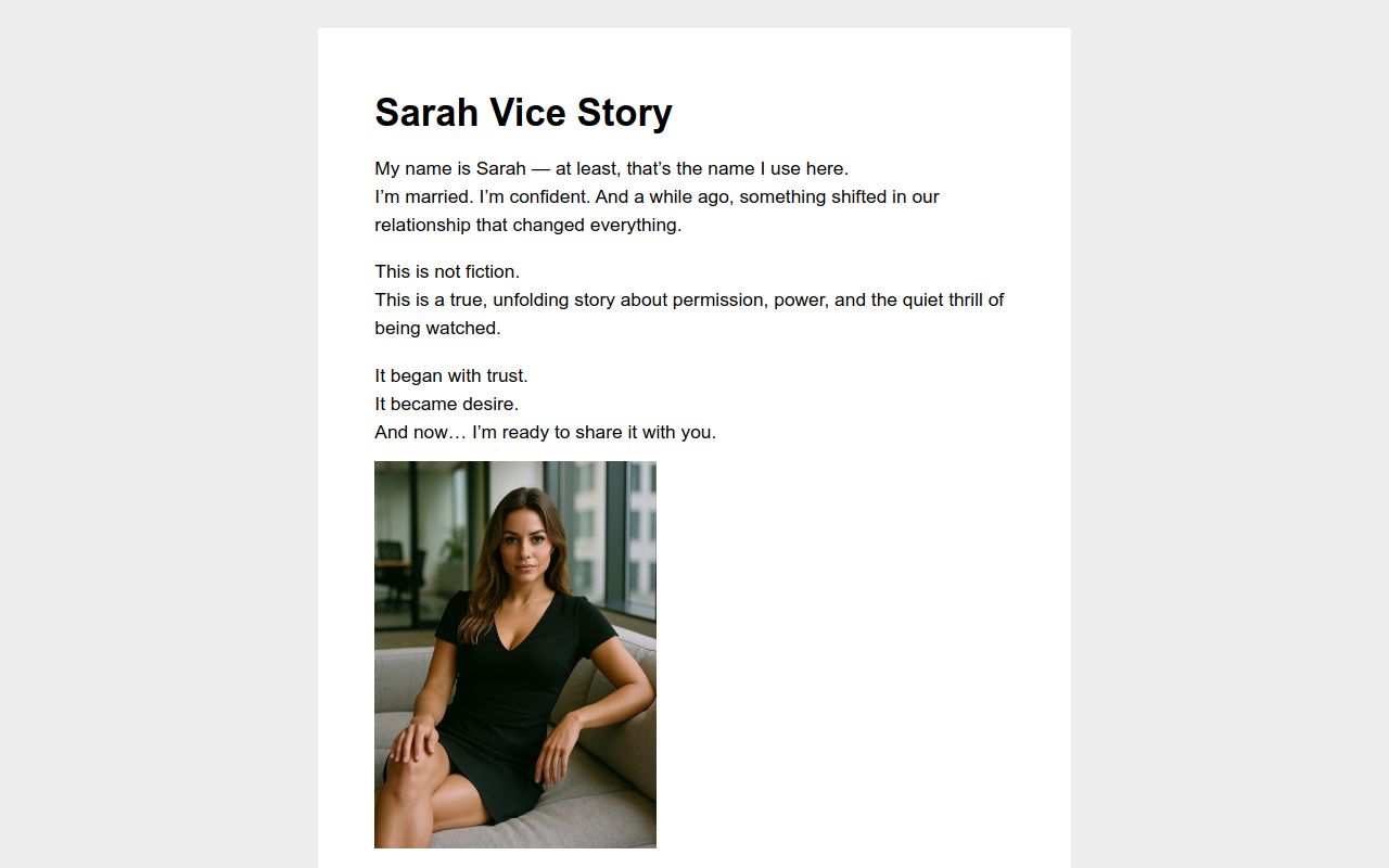 Sarah Vice Story